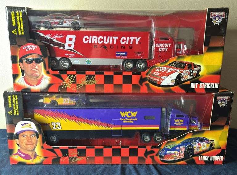 Racing Champions 50th Anniversary Die Cast Transporters Hut Stricklin ...