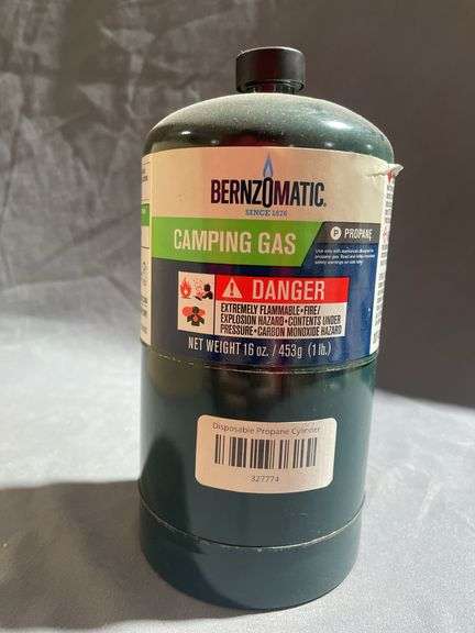 (6) Bernzomatic 16oz propane camping gas cylinders - Metzger Property Services, LLC