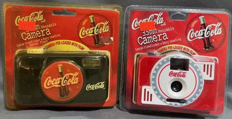 (2) Coca-Cola 35mm Cameras - Metzger Property Services, LLC