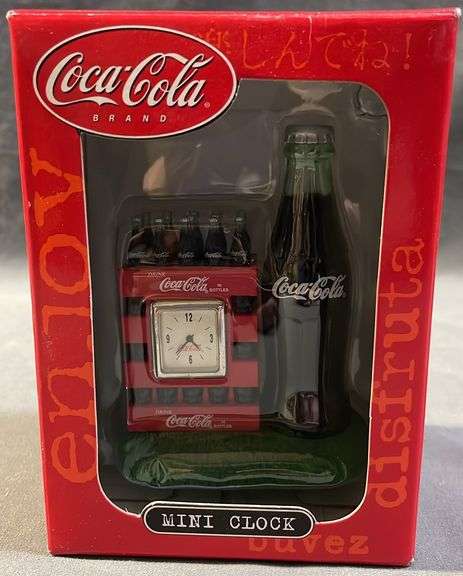 Coca-Cola Brand Mini Clock - Metzger Property Services, LLC