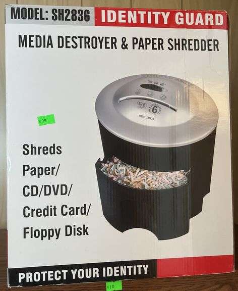 Identity Guard Media Destroyer and Paper Shredder - Metzger Property ...