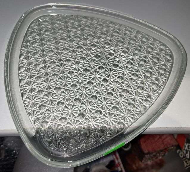 12 Glass triangle plates - Metzger Property Services, LLC