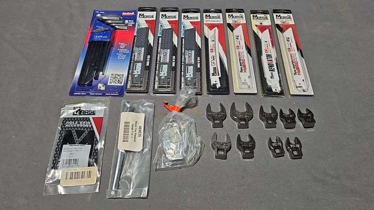 (7) Morse Master Cobalt 6” Reciprocating Saw Blade, Eklind HEX-L 9 OC ...