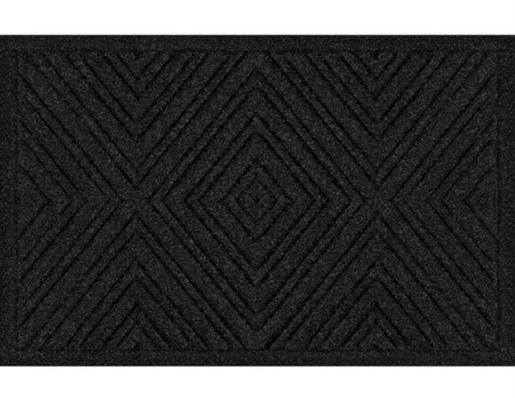 TrafficMaster Diamond Gem 24 in x 36 in Charcoal Door Mat - Metzger ...