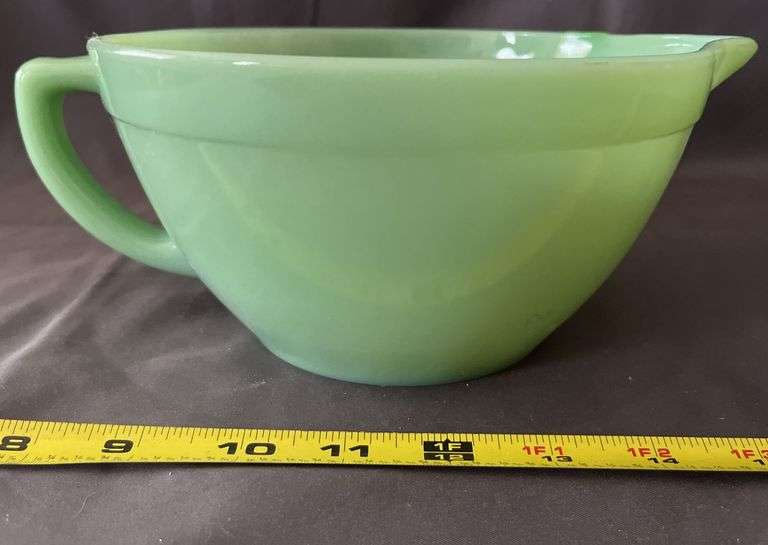 Fire-King Ovenware Jadeite Batter bowl - Metzger Property Services, LLC