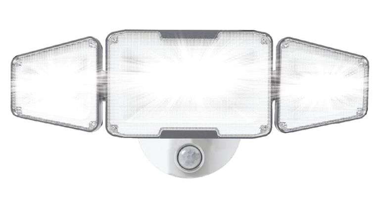 Ontel Beyond Bright Motion Activated Wired LED Flood Light - Ultra ...