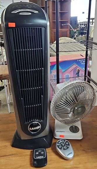 Lasko Element Heater with Remote 22.5”, Windmere Desk Top Fan 9 ...