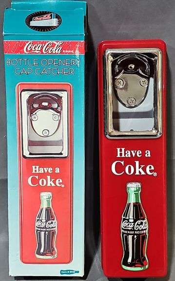 Coca-Cola Bottle Opener/Cap Catcher 3"x10" - Metzger Property Services, LLC