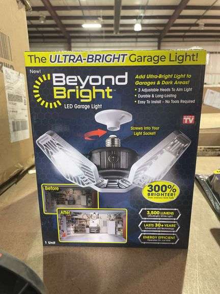 BEYOND BRIGHT 3500 Lumens 11.5 in. Single Pole Occupancy LED Flush ...