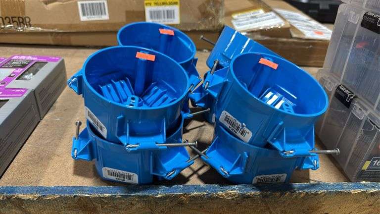 8- Carlon 1-Gang 20 cu. in. New Work Electrical Ceiling Box with ...