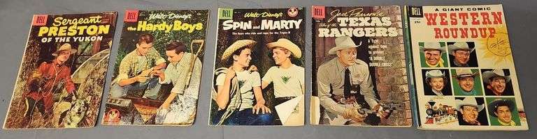 (5) Dell Comics Inc. Tales of the Texas Ranger, Spin and Marty, The ...