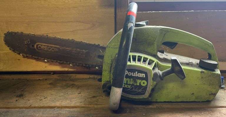 Poulan Micro XXV Deluxe Oregon Gas Chain Saw 12” - Metzger Property ...
