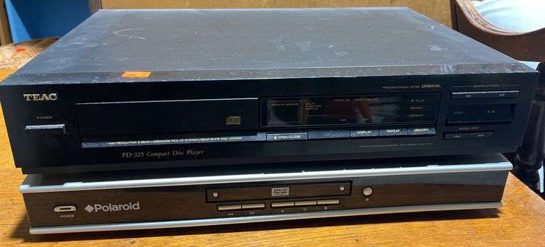 Teac PD-325 CD Player & Polaroid DVD Player - Metzger Property Services ...
