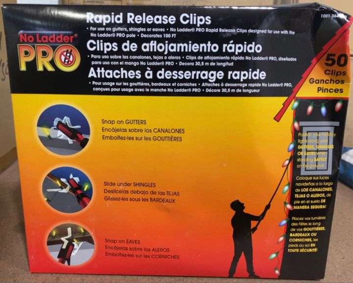 No Ladder Pro - Rapid Release Clips - Metzger Property Services, LLC