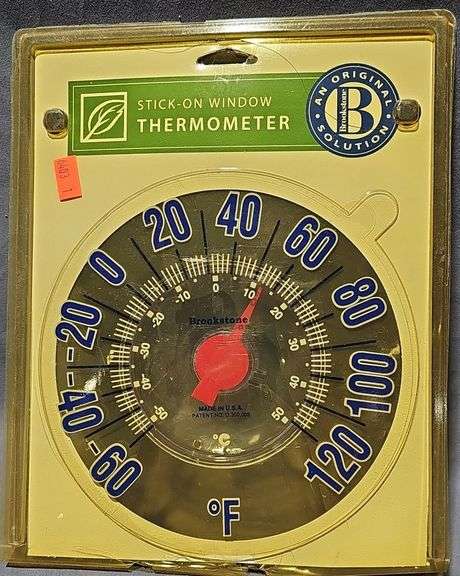 Brookstone Stick-On Window Thermometer - Metzger Property Services, LLC