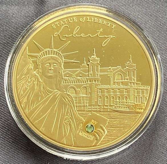 2014 American Mint Statue of Liberty Commemorative Proof Round Layered ...