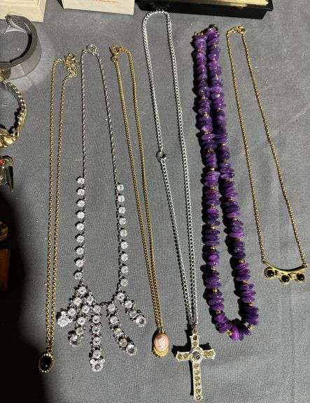 Watches and jewelry assortment, Helbros pocket watch, Longines, benrus ...