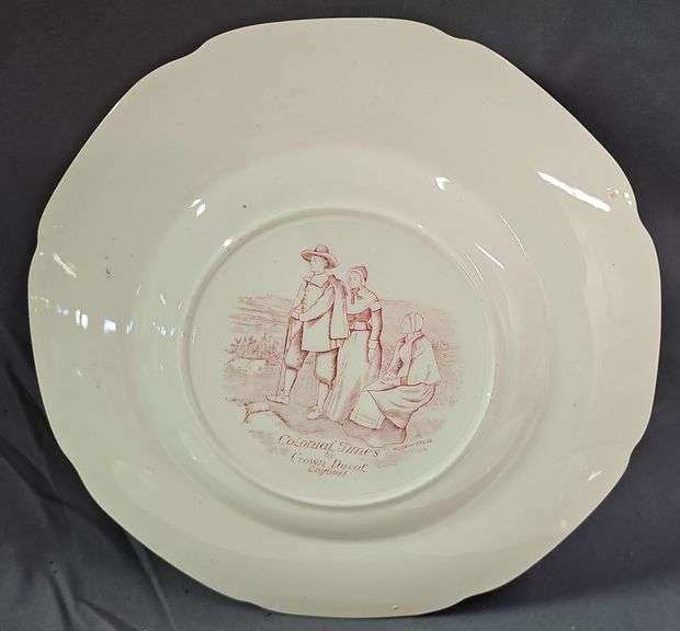 (9) Colonial Times by Crown Ducal England Plates 10.5” - Metzger ...
