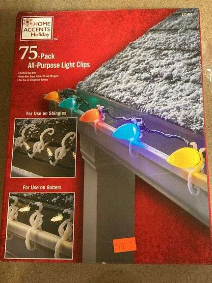 75 Pack All Purpose Light Clips - Metzger Property Services, LLC