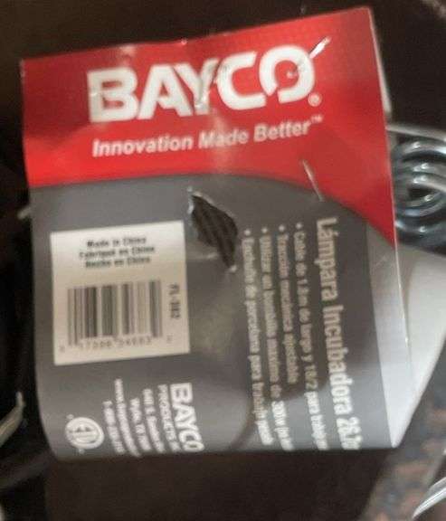 Bayco poultry heat lamp, metal bucket with handle 11” - Metzger ...