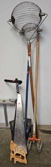 (2) Nut Wizards, (2) Hand Saws, Soil Aerator & Ryobi Expand-It ...