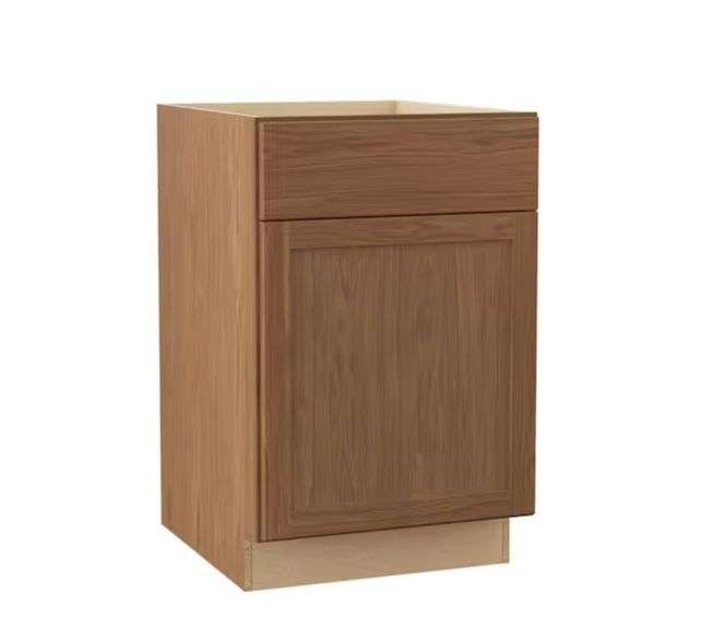 Hampton Bay Sinclair 21 in. W x 24 in. D x 34.5 in. H Assembled Base ...