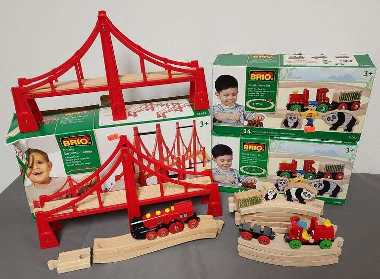 (2) Brio Panda Circle Set & Brio Double Suspension Bridge - Metzger ...