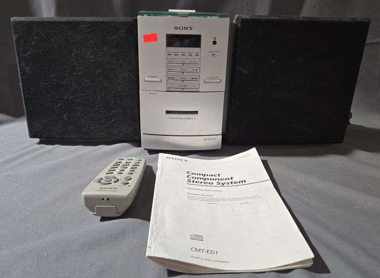 Sony Compact Component Stereo System C.D Player, AM-FM Radio, Clock ...