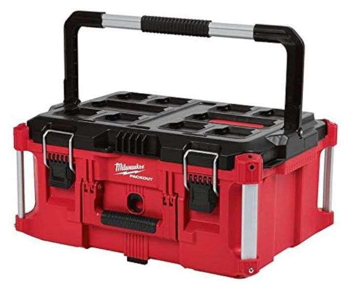 Milwaukee PACKOUT 22" Large Tool Box Red/Black - Metzger Property ...