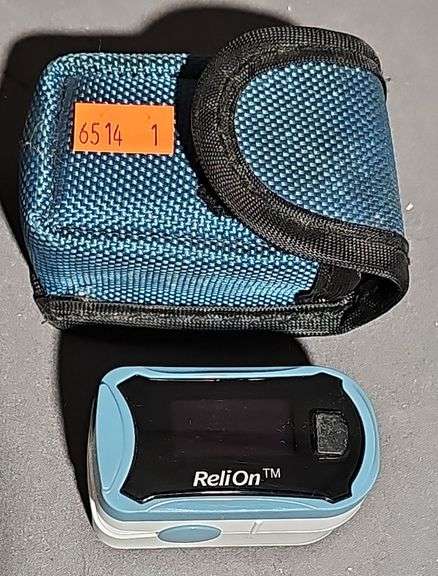 ReliOn Finger Tip Pulse Oximeter, model C29, Serial # 16122131615603 ...