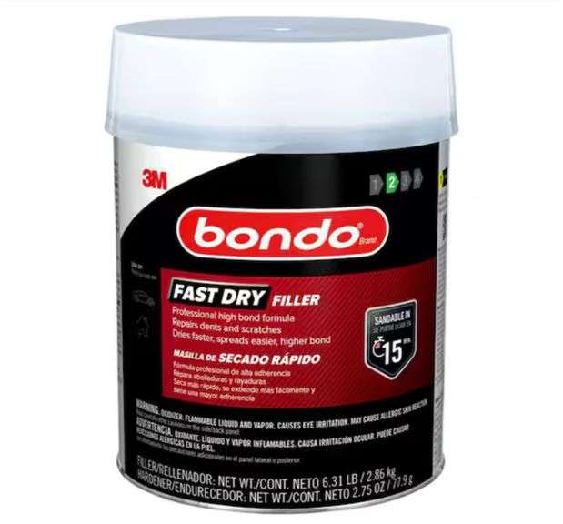 Bondo 6.31 lb. Fast Dry Filler - Metzger Property Services, LLC