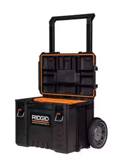 RIDGID Pro Gear System Gen 2.0 Stackable 25 in All Terrain Rolling Tool ...