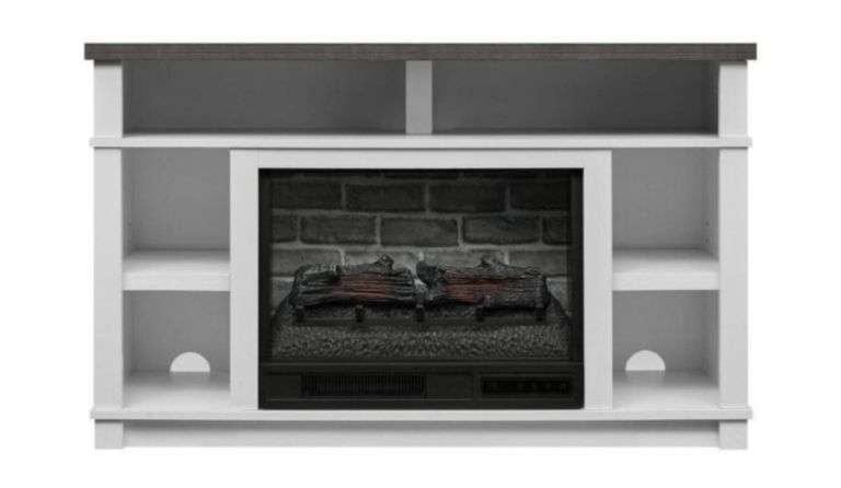 Stylewell Maynard 48in White Fireplace - Metzger Property Services, LLC