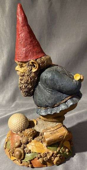 Tom Clark Golf Gnome Figurine 10”T - Metzger Property Services, LLC