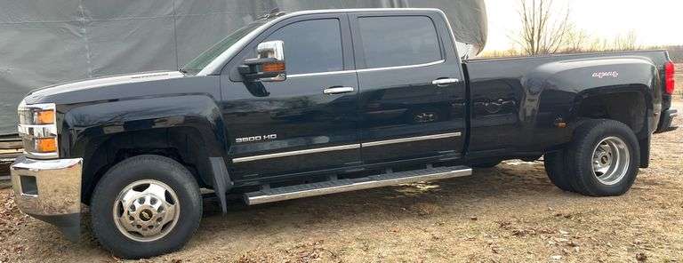 2015 Chevrolet Silverado K3500HD LTZ, Duramax Diesel, 4x4 Dually, needs ...