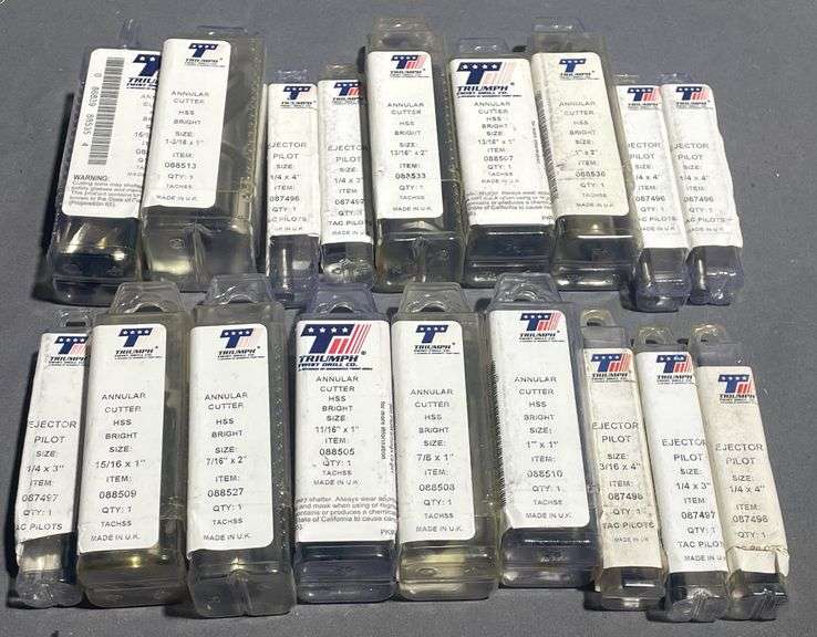 Triumph Brand Ejector pilots & annular cutter assortment - Metzger ...