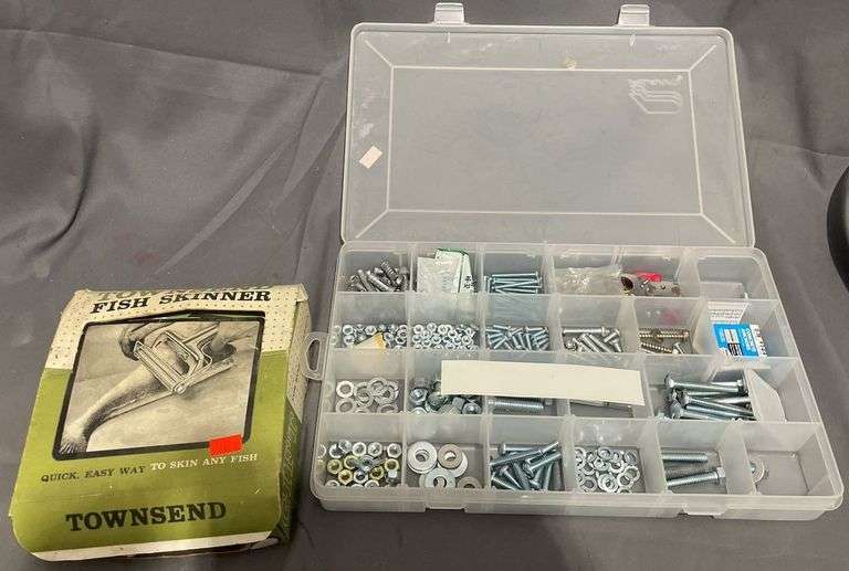 Townsend Fish Skinner & Hardware Assortment in Plastic Organizer ...
