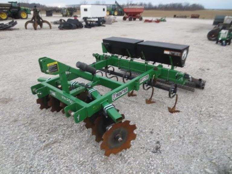 Frontier FP2206 6' Food Plot Seeder, Notch Front Blades, S-Tine Shanks ...