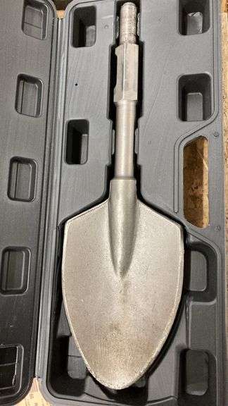 5-3/8 in. x 17-1/2 in. x 1-1/8 in. Hex Shank Clay Spade Steel Shovel ...