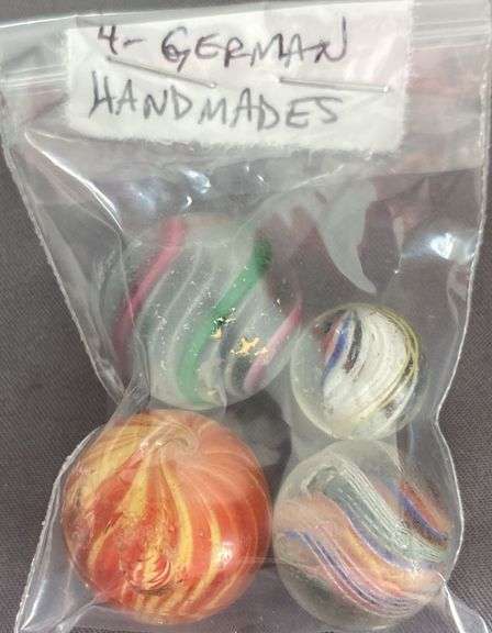 4 German Handmade Marbles - Metzger Property Services, LLC