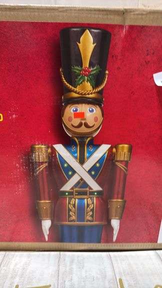 8ft giant sized LED toy soldier - Metzger Property Services, LLC