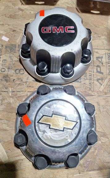 Chevy & GMC hubcap center caps - Metzger Property Services, LLC