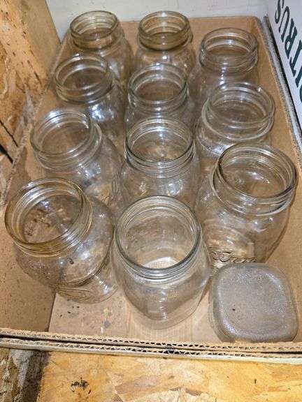 3 Boxes: Ball Mason Glass Jar Assortment - Quart Size - Metzger ...