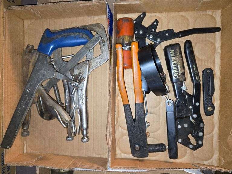 Rivet Gun, Craftsman Auto-lock Pliers, Craftsman Adjustable Hacksaw ...