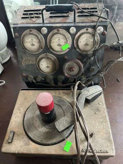 RCA victor turntable and Hoyt Meter electric tester console - Metzger ...