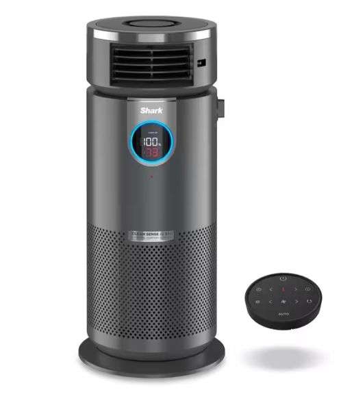 Shark 3-in-1 Tower Air Purifier, Heater and Fan with NanoSeal HEPA ...