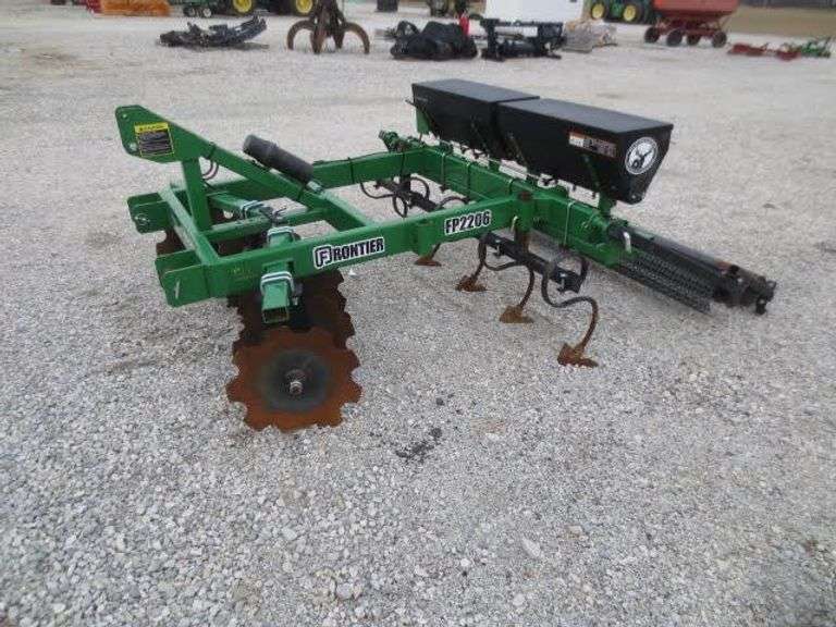 Frontier FP2206 6' Food Plot Seeder, Notch Front Blades, S-Tine Shanks ...
