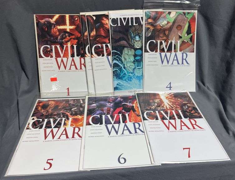 Marvel Comics Civil War 7 Volumes Set with Extra Vol. 2 - Metzger ...