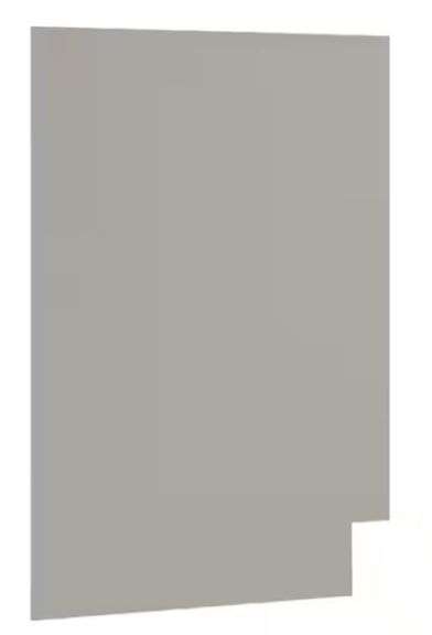 Hampton Bay Avondale 24 in. W x 34.5 in. H Base Cabinet Flush End Panel in Dove Gray - Metzger ...