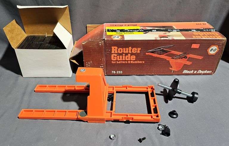 Black & Decker Router Guide for Letters and Numbers - Metzger Property ...